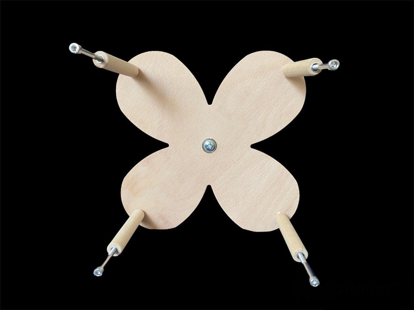 Rotating Flower Perch Wheel With Food Holders for Birds - Etsy