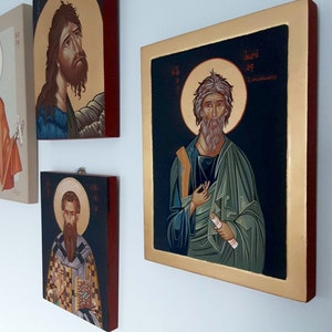 Saint Andrew the Apostle. Hand Painted Icon Art Byzantine Orthodox Icon ...