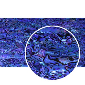 Royal Purple Abalone Shell Veneer 5.5" X 9.5" for Inlay, Laser, Crafts ...