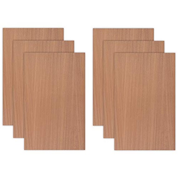 Sapele Wood Glowforge Ready 6 Pack 1/8th Inch 12x19 | Etsy