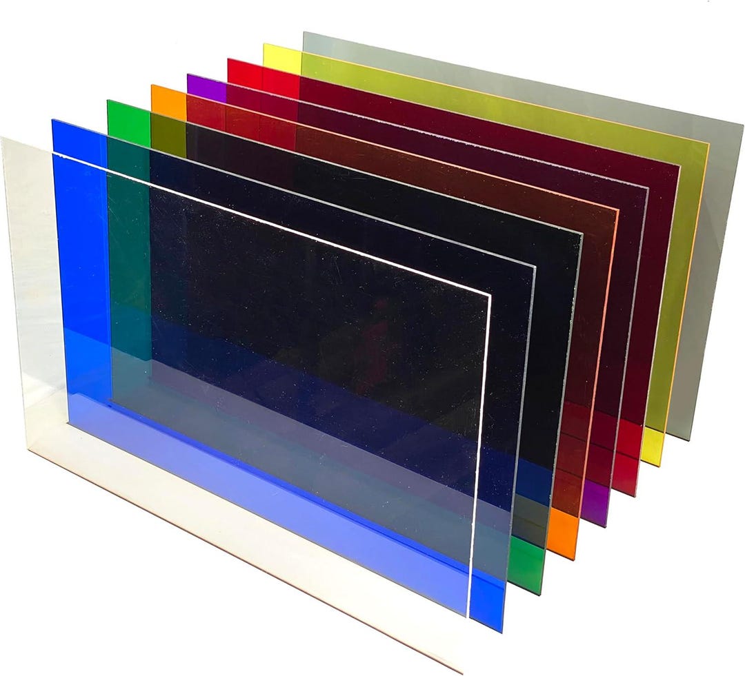 Transparent Cast Acrylic Sheet Variety Pack (1/8th Inch) - Etsy