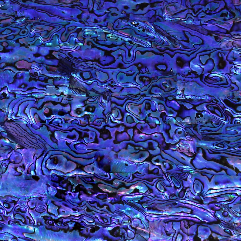 Royal Purple Abalone Shell Veneer 5.5 X 9.5 for - Etsy