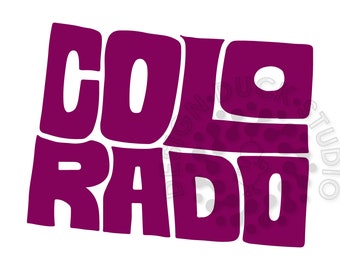 Colorado Word Art - Etsy