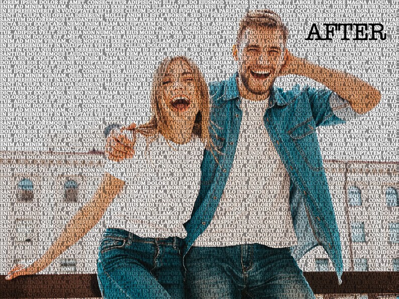 Word Art Portrait | Personalize Portrait | Custom Typography, Text ...