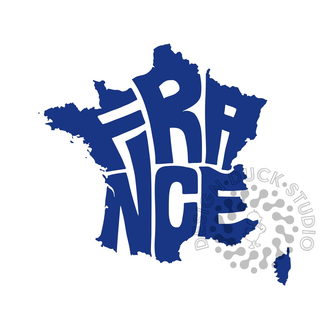 France Typography, France Map, France Word Art, Country Name Inside ...