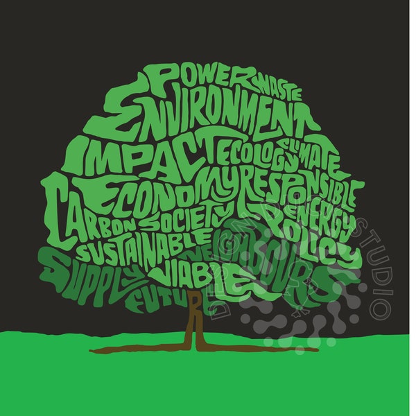 Tree Word Art - Etsy