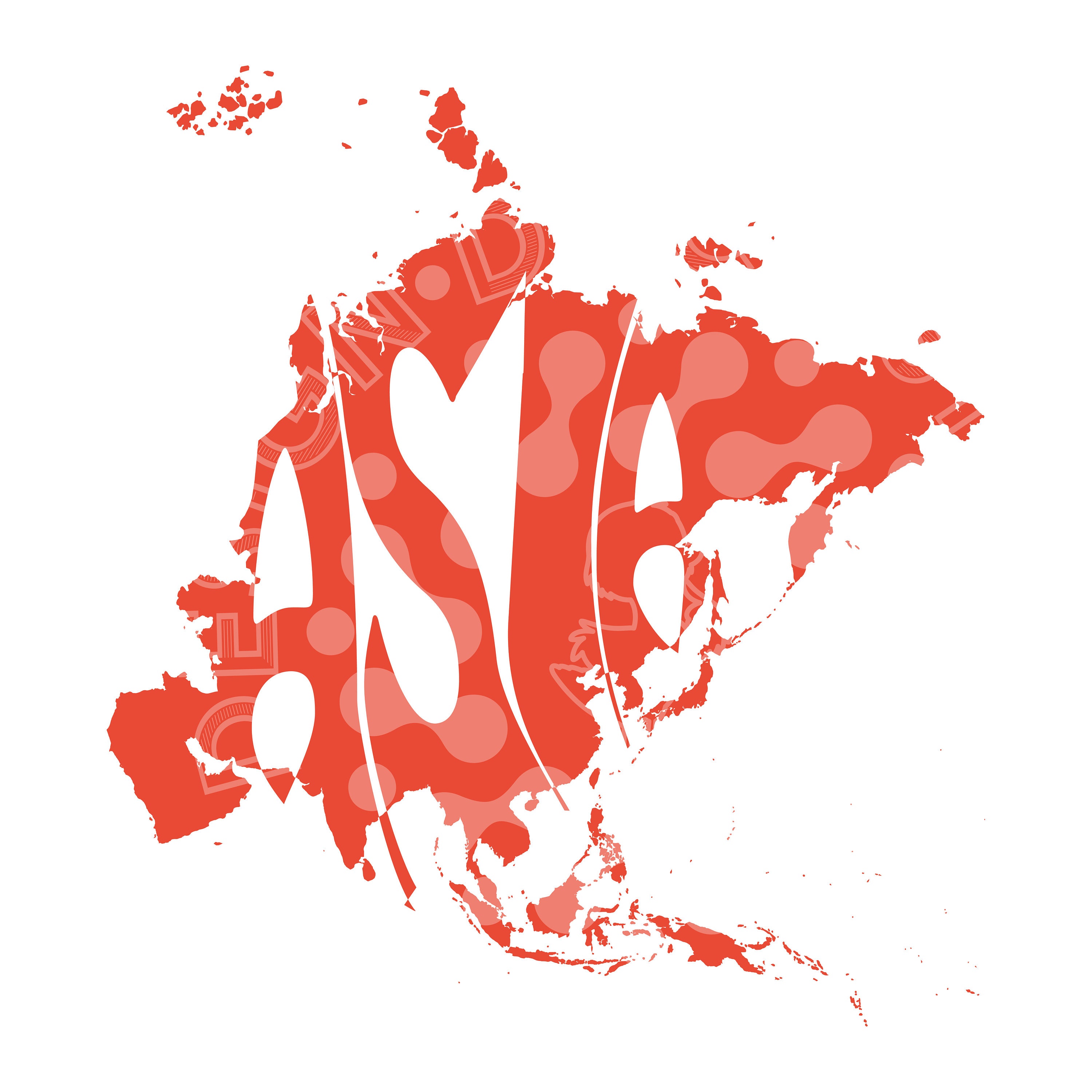 Continents Typography, World Map, World Word Art, Continent Name Inside ...