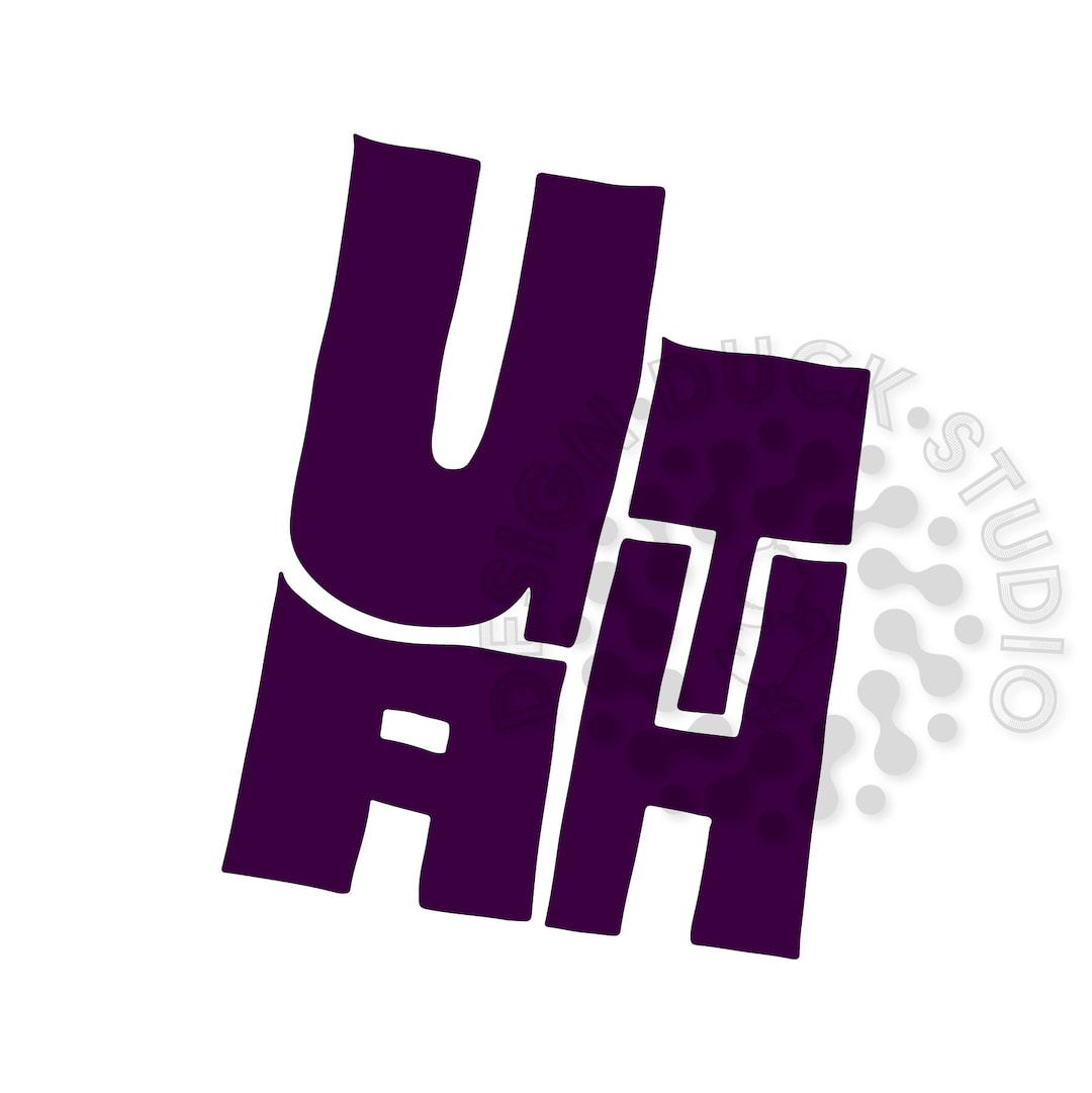 Utah State Typography, Utah State Map, Utah Art, Utah - Etsy