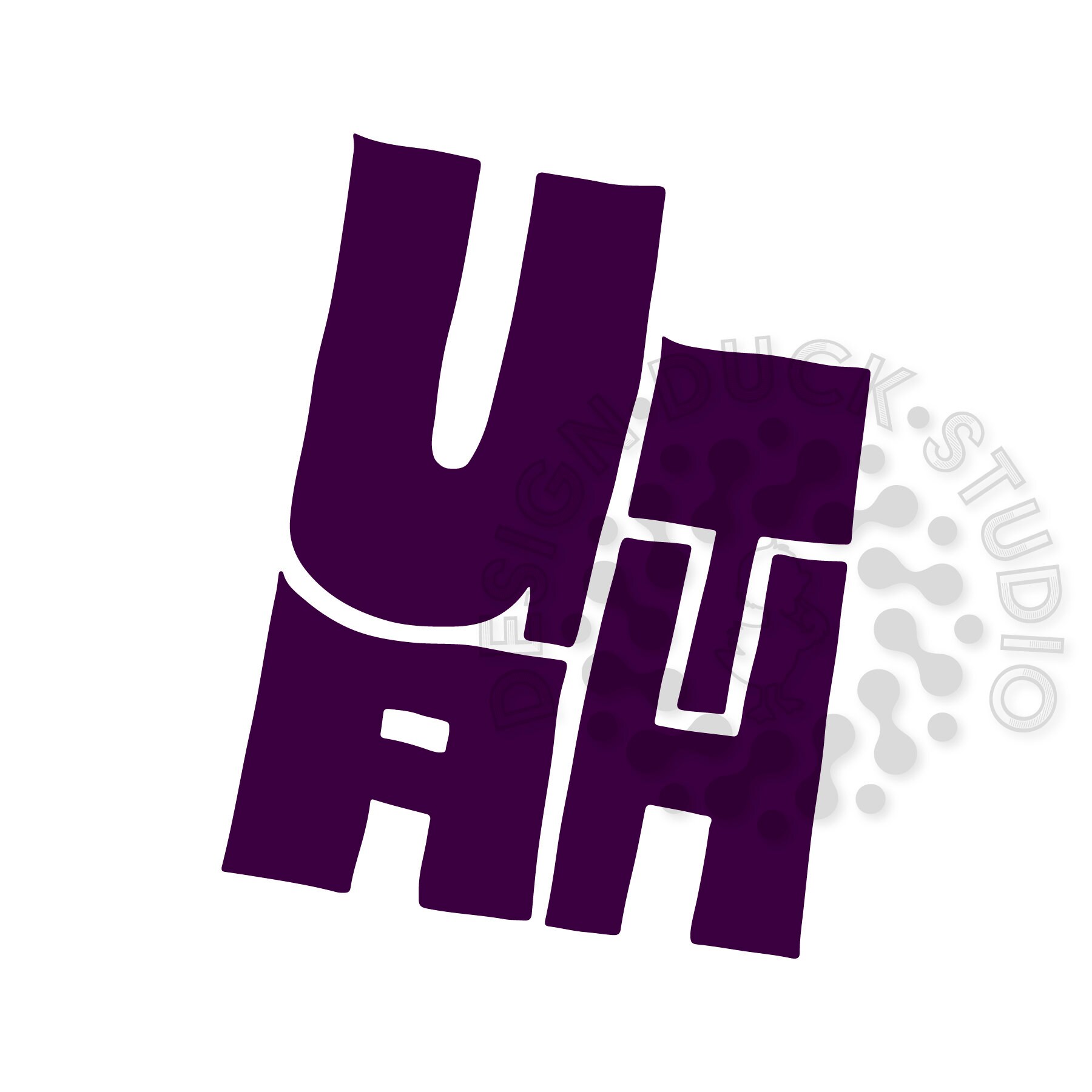 Utah State Typography, Utah State Map, Utah Art, Utah - Etsy