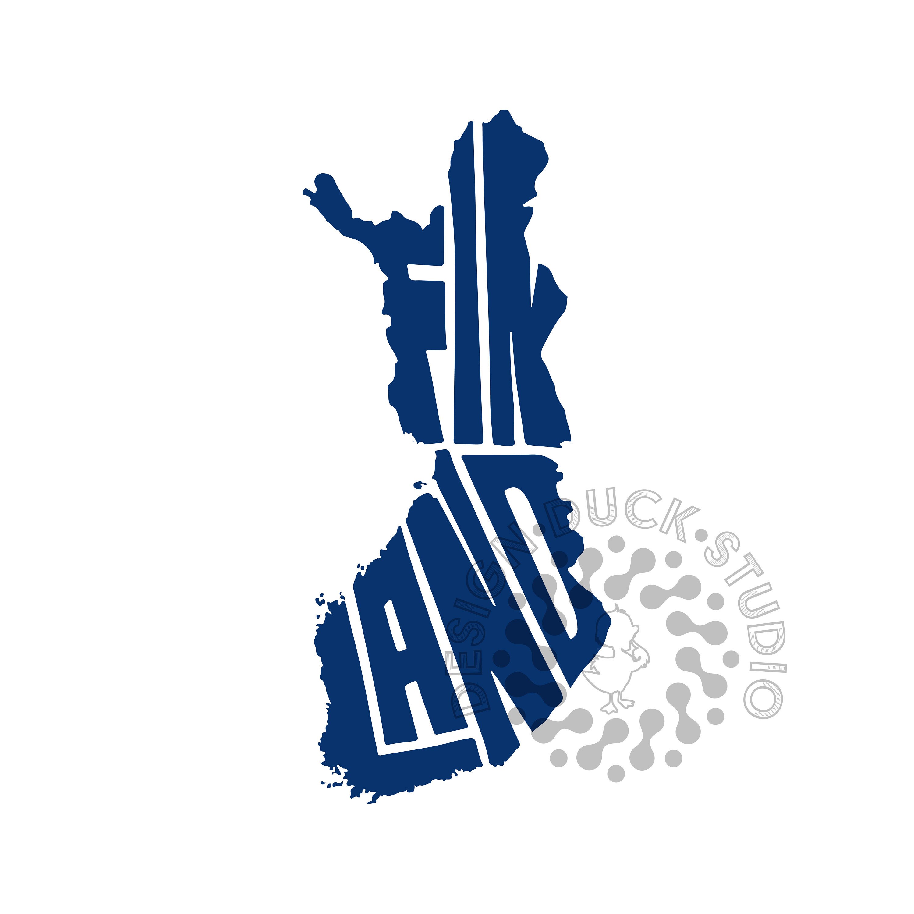 Finland Typography, Finland Map, Finland Word Art, Country Name Inside ...