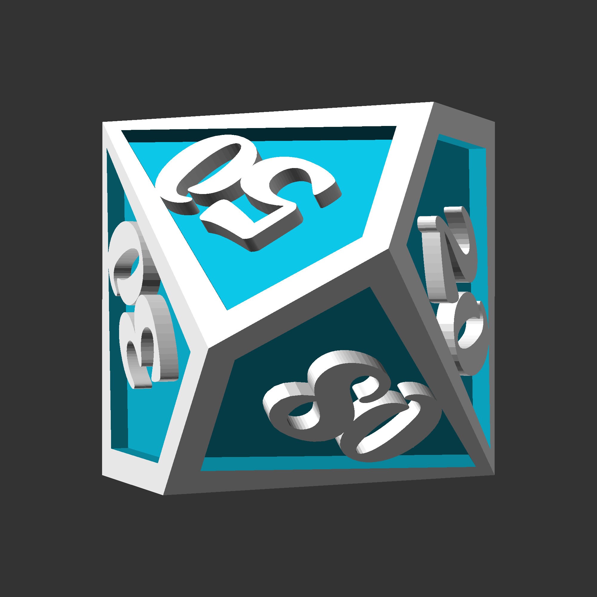 Sonsie Dice Set - Inverse | 3D Model | STL Format - Etsy