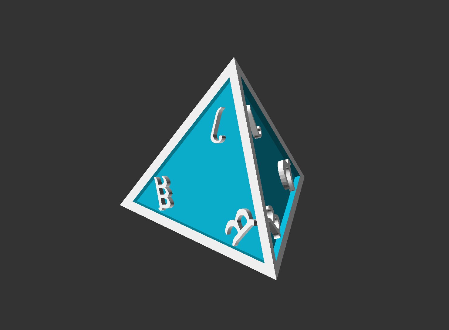 Elvish Dice Set (tengwar) - Inverse | 3D Model | STL Format - Etsy