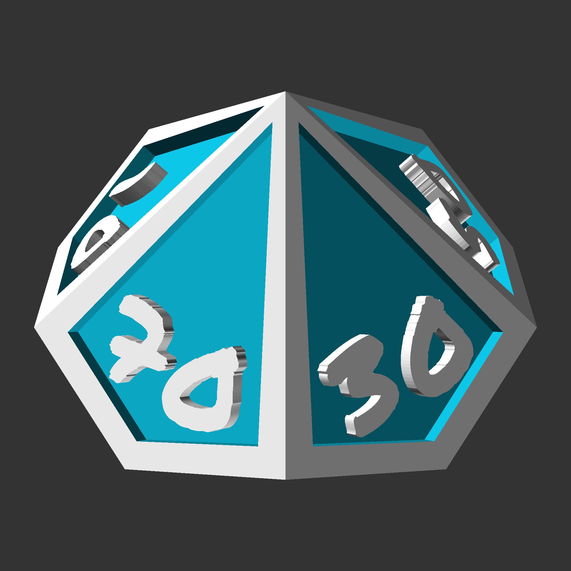 Marker Dice Set Inverse 3D Model STL Format - Etsy