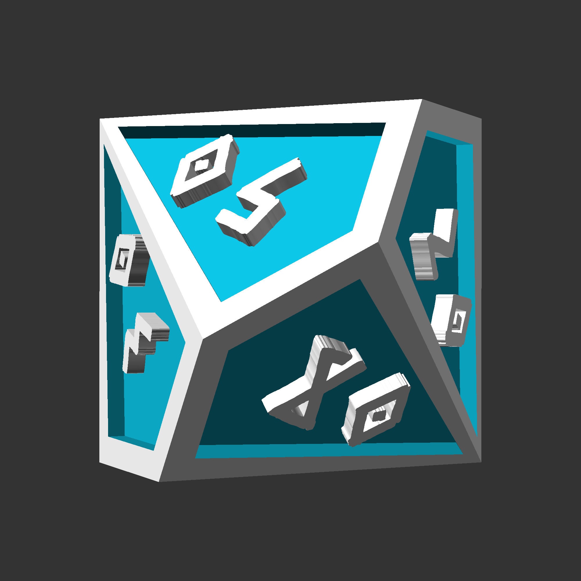 Caesar Dice Set - Inverse | 3D Model | STL Format - Etsy