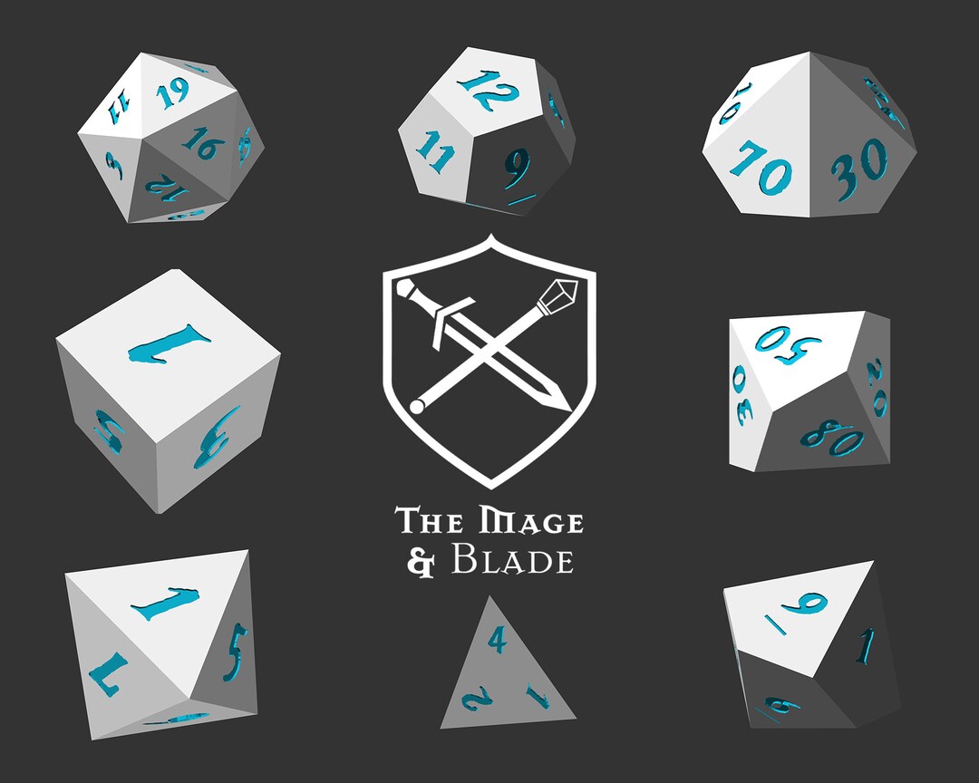 Tradewinds Dice Set | 3D Model | STL Format - Etsy