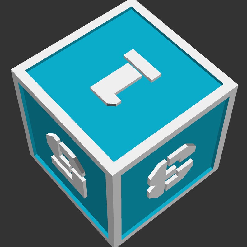 Special Ops Dice Set - Inverse | 3D Model | STL Format - Etsy