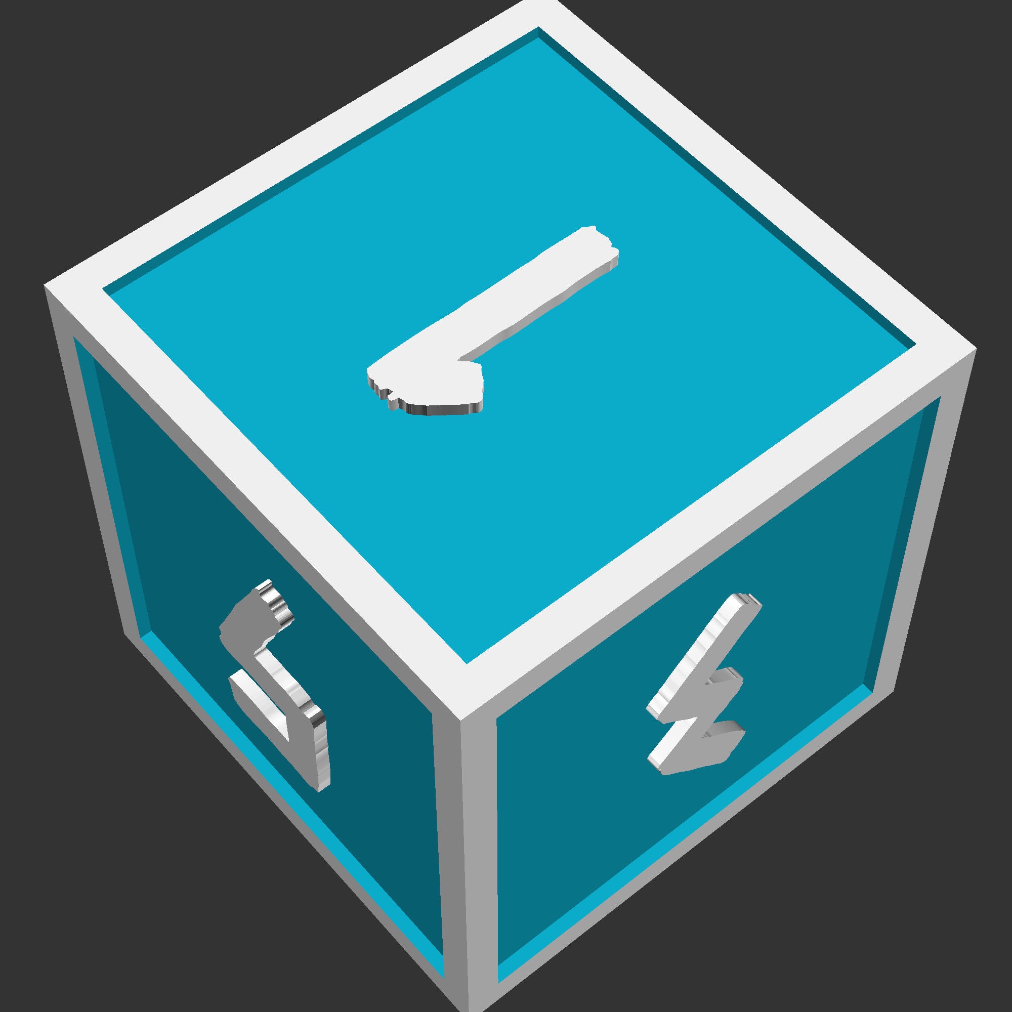 Caesar Dice Set Inverse 3D Model STL Format - Etsy