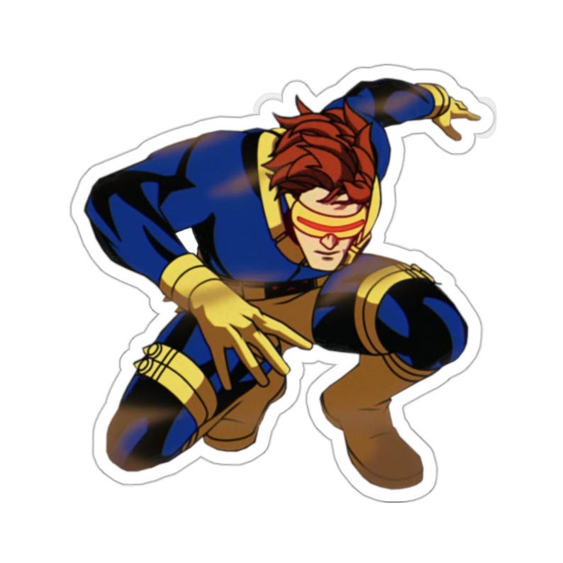 X-men 97 Cyclops Vinyl Sticker, Comic Book Gifts for Fans ...