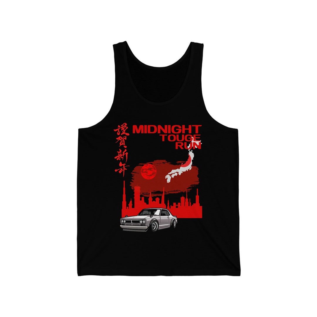 Vintage Tokyo Japanese Touge Racing JDM Tank Top - Etsy