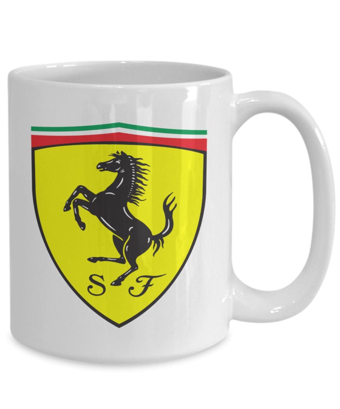 Ferrari Logo, Ferrari Emblem, Scuderia Ferrari, Coffee Mug, the ...