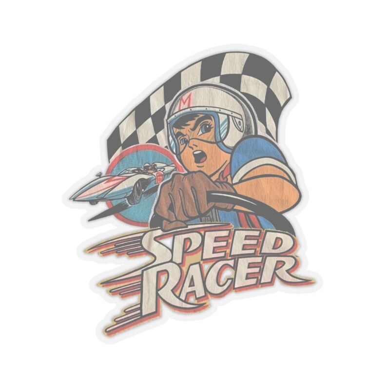 Vintage 1992 Speed Racer, Racer X, Retro Anime, Vinyl Sticker, Speed ...