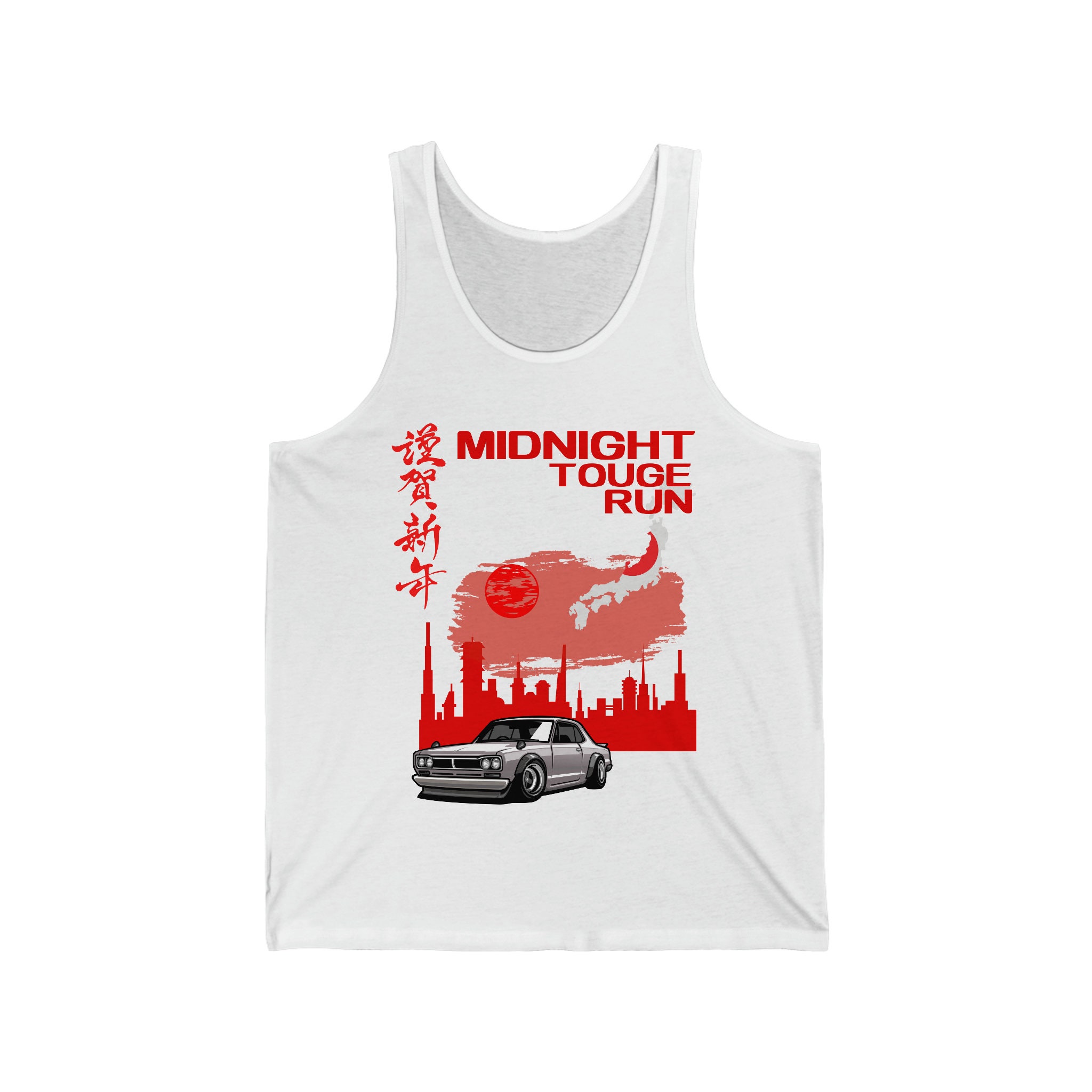 Vintage Tokyo Japanese Touge Racing JDM Tank Top - Etsy