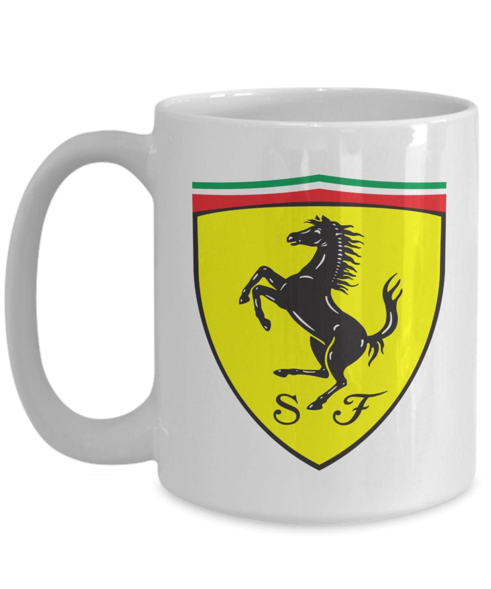 Ferrari Logo, Ferrari Emblem, Scuderia Ferrari, Coffee Mug, the ...