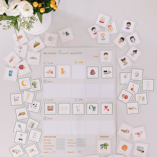 Magnetic Calendar Kids - Etsy