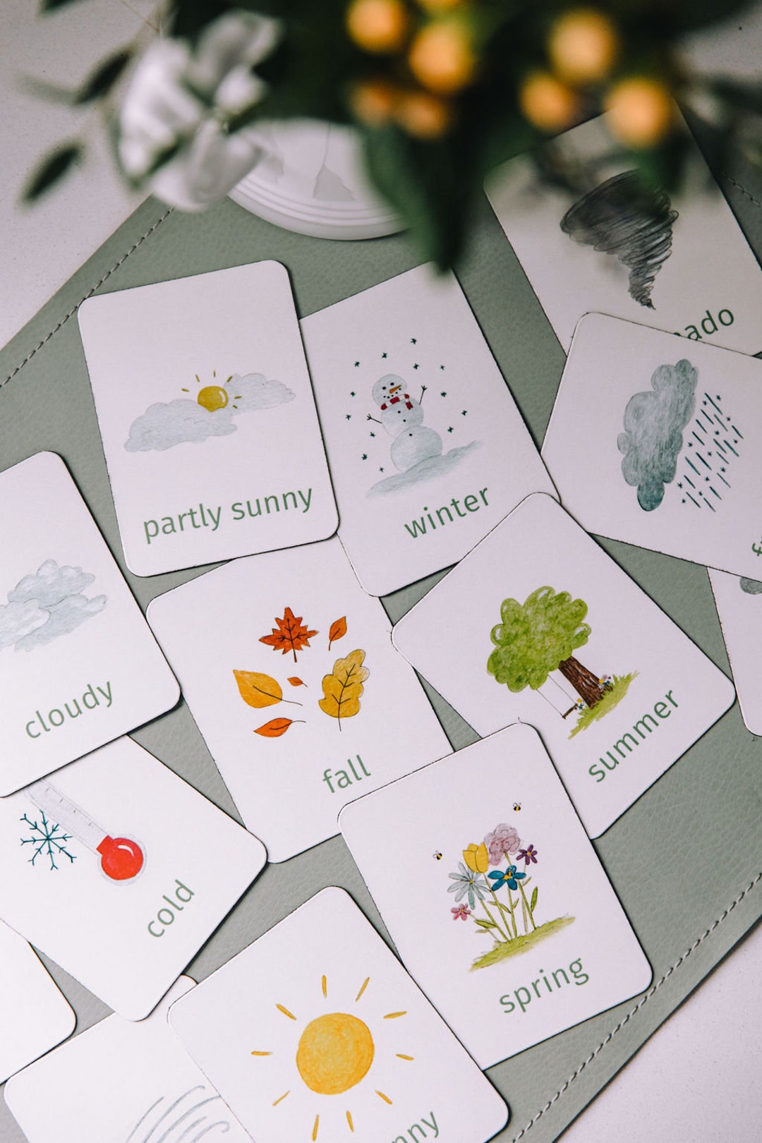 Learning Magnet Set Weather and Seasons - Etsy