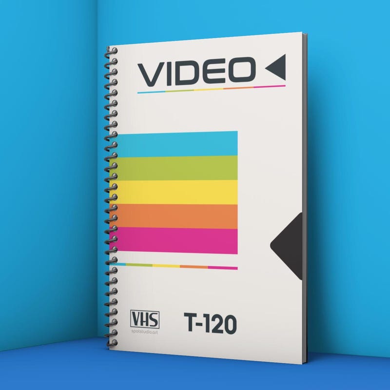 Vhs Tapes Notebooks - Etsy
