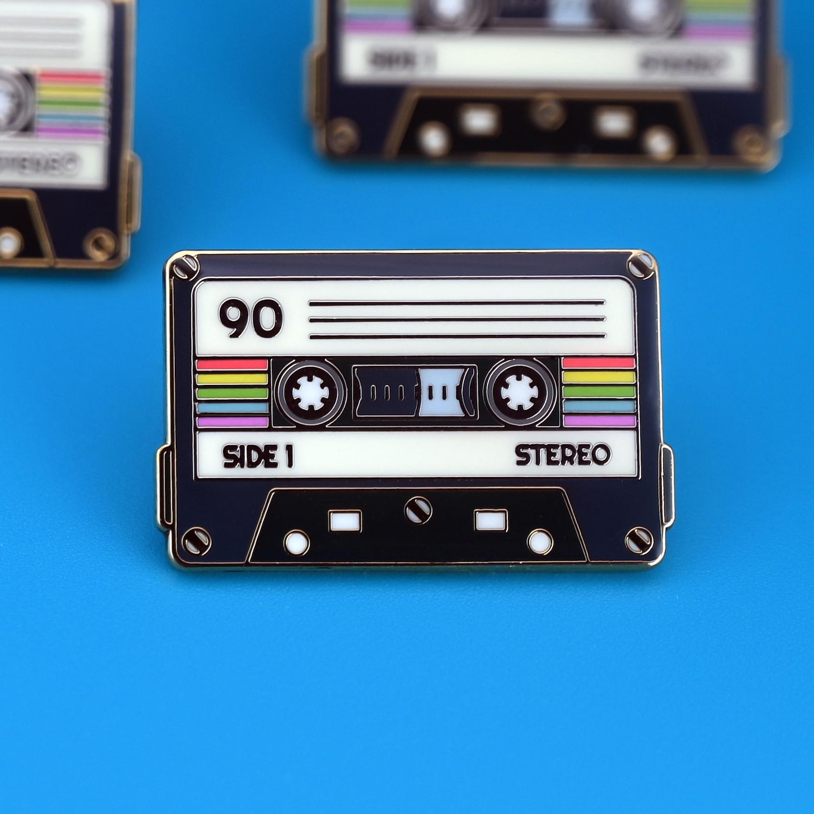 Vintage Cassette Tape Enamel Pin - A Nostalgic 80s Accessory - Etsy