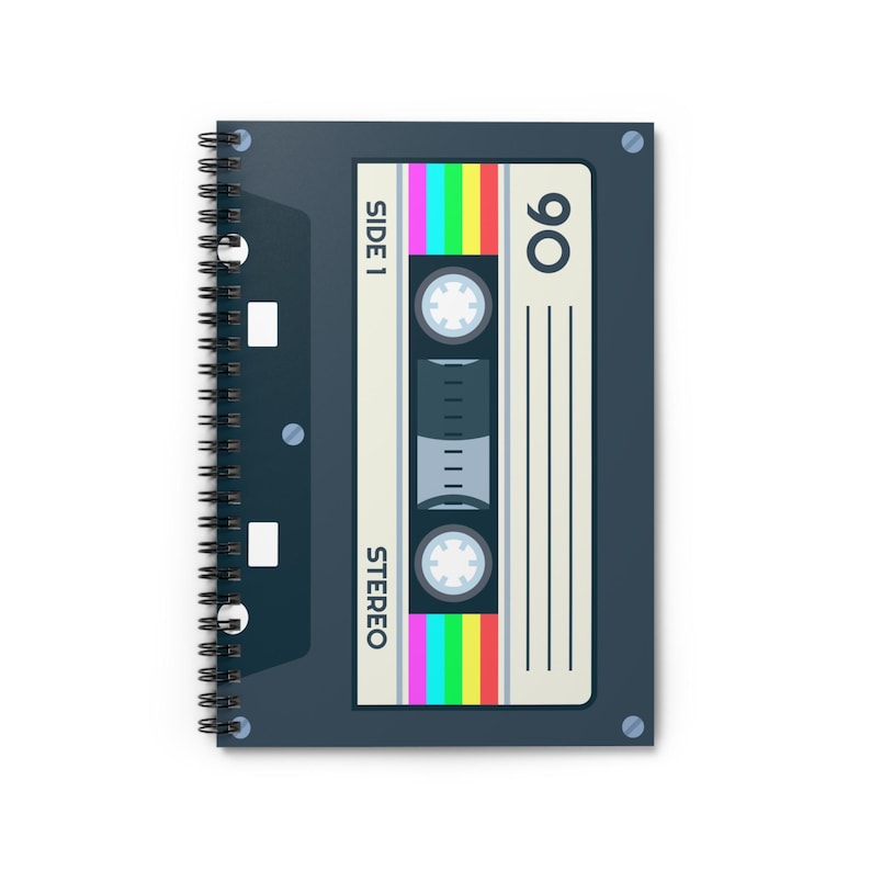 Retro Cassette Tape Notebook - Etsy