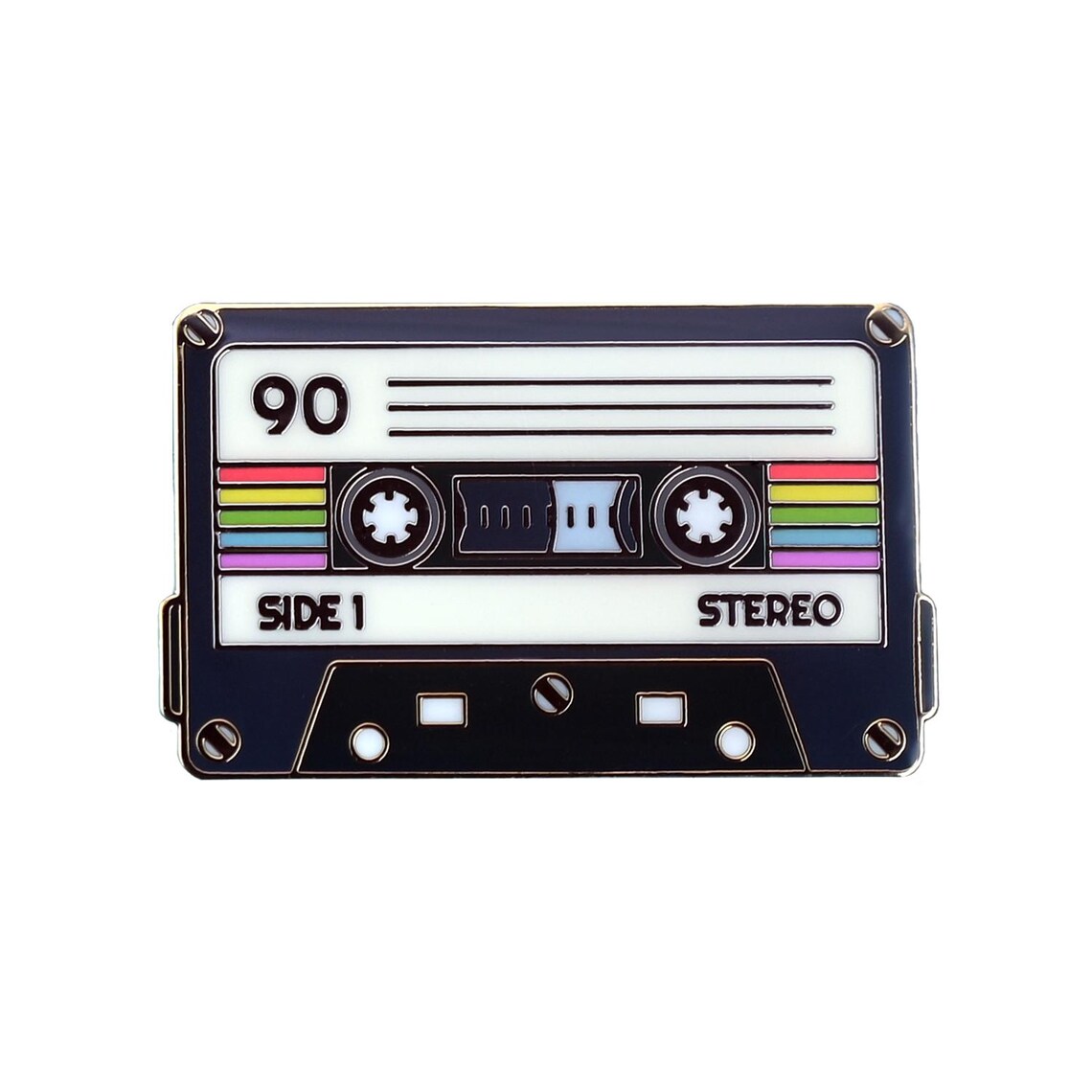 Vintage Cassette Tape Enamel Pin - A Nostalgic 80s Accessory - Etsy