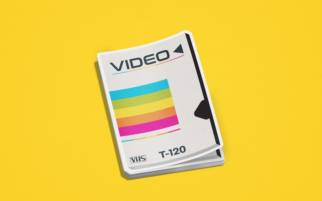 Retro VHS Tape Vinyl Sticker Set (pack of 3) - Etsy