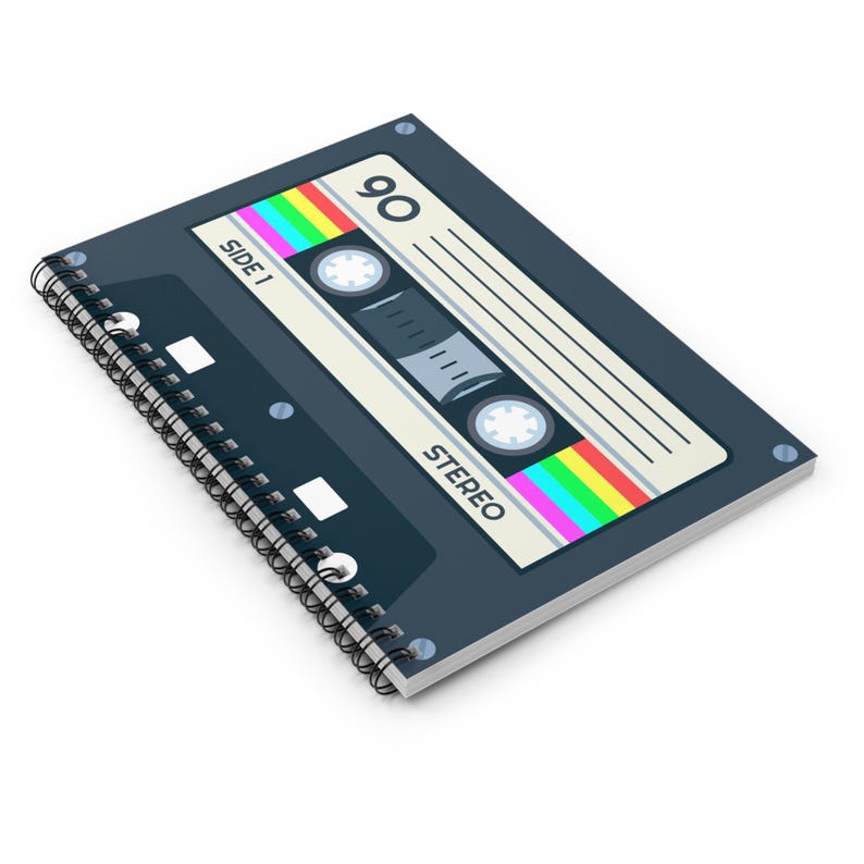 Retro Cassette Tape Notebook - Etsy
