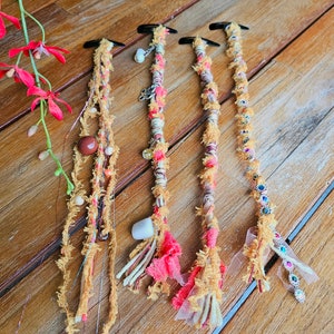 Boho Hairwrap Extension SETS || Hair Accessories || Festival Hair ...