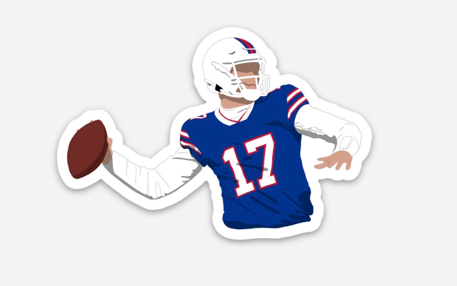 Josh Allen Sticker, Buffalo Bills, Buffalo Bills Stickers, Bills ...
