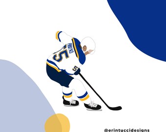 St. Louis Blues Waterproof Vinyl Sticker - Etsy