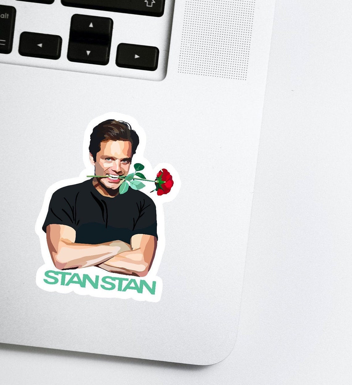 Sebastian Stan WEATHERPROOF Sticker Stan Stan Sticker Seb - Etsy