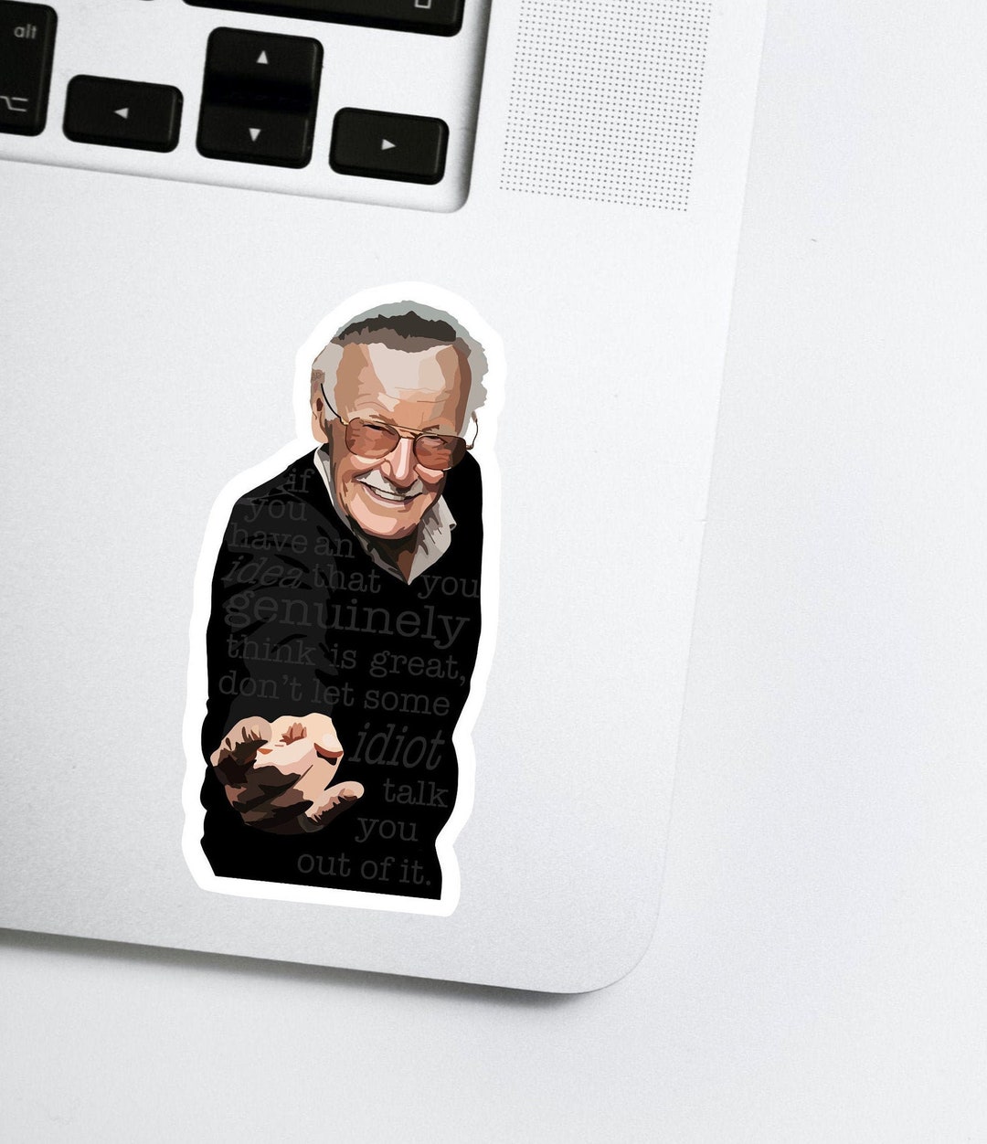 Stan Lee WEATHERPROOF Sticker - Etsy