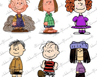Peanuts Characters - Etsy