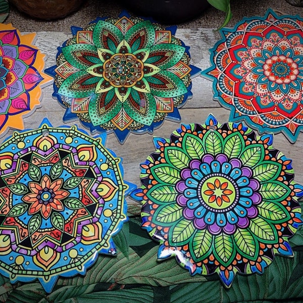 Mandala Plate - Etsy