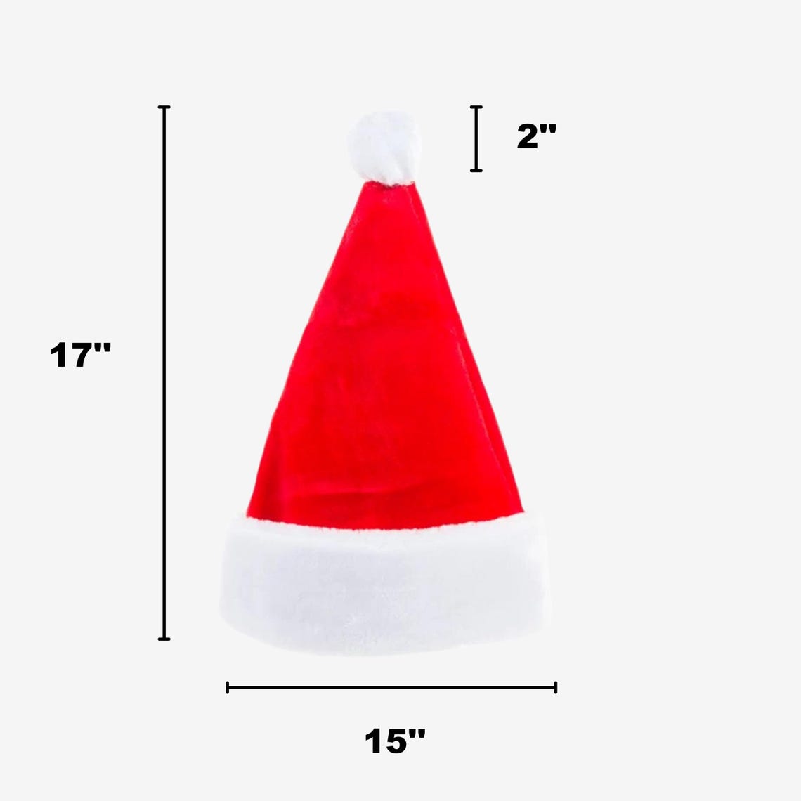 Corporate Logo Santa Hat – Custom Embroidered Christmas Hat for ...