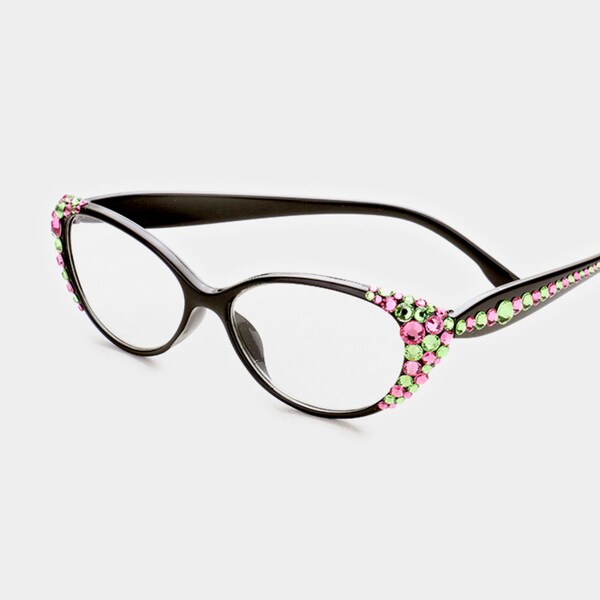 Swarovski Reading Glasses Cat Eye - Etsy