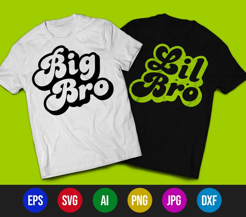 Big Bro Svg Lil Bro Clipart Family Svg Big Brother SVG | Etsy