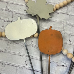 1 - Rustic Reclaimed Metal Fall Stake - Etsy