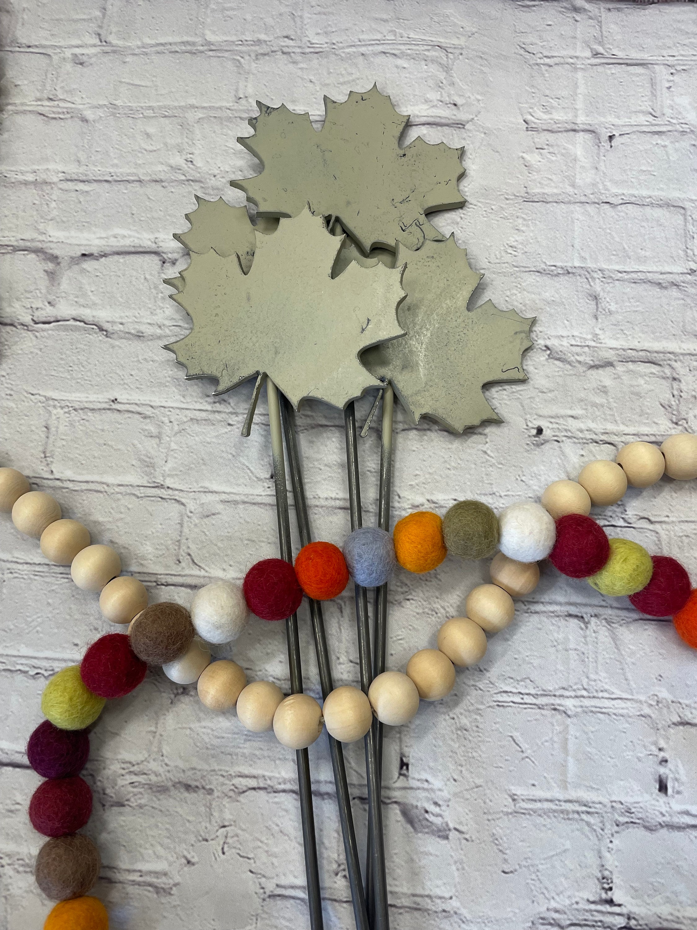 1 - Rustic Reclaimed Metal Fall Stake - Etsy