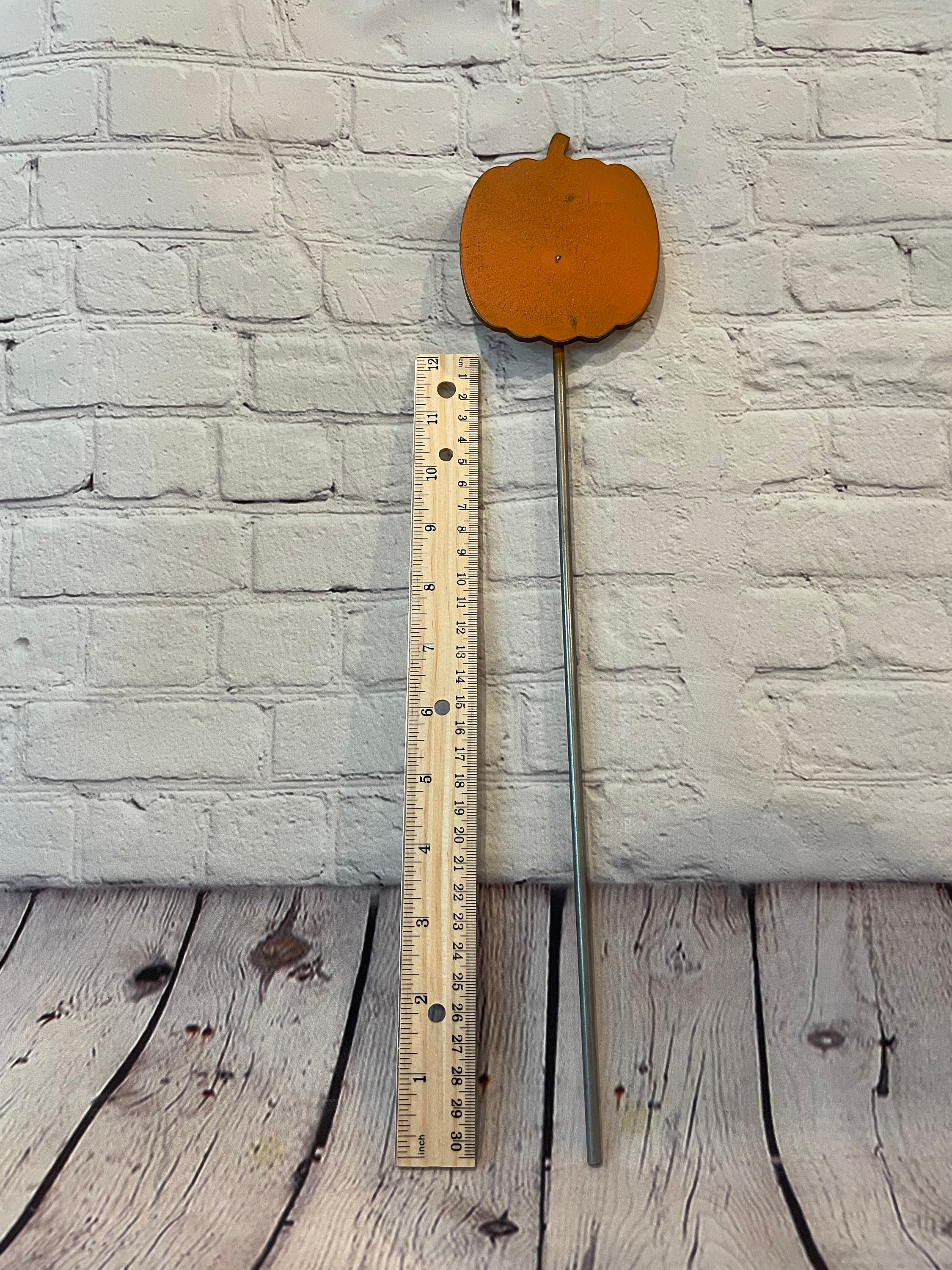 1 - Rustic Reclaimed Metal Fall Stake - Etsy