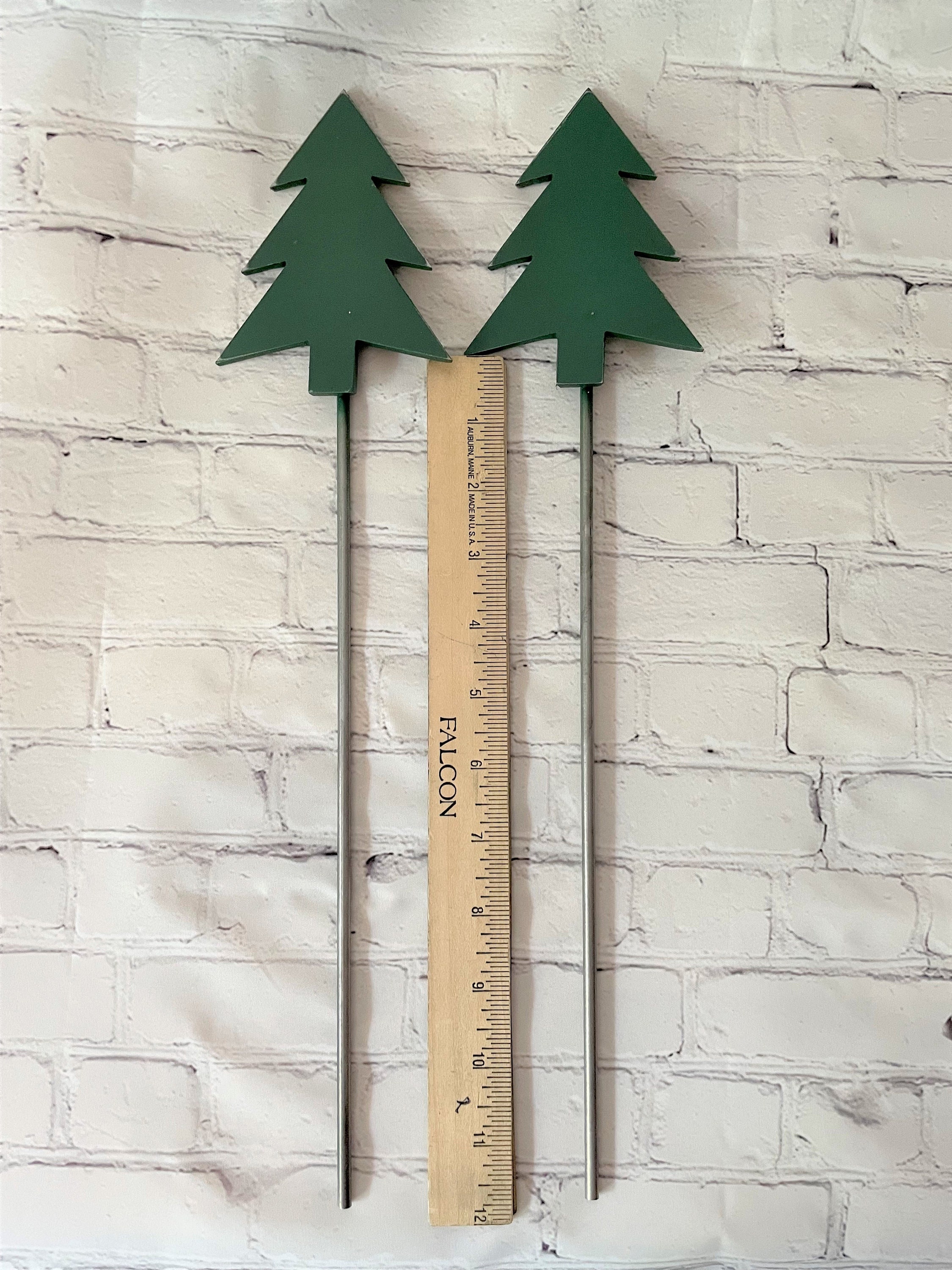 1 - Rustic Reclaimed Metal Tree Stake - Etsy