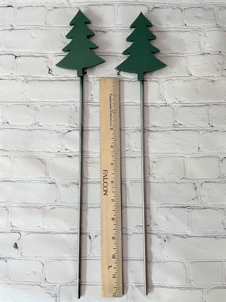 1 - Rustic Reclaimed Metal Tree Stake - Etsy